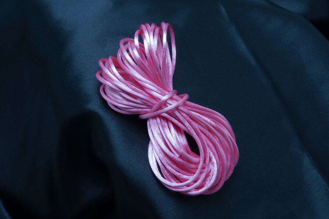 10 Yards - 2mm Satin Rattail Cord Rat Tail Jewelry Making Macramé Braid ...