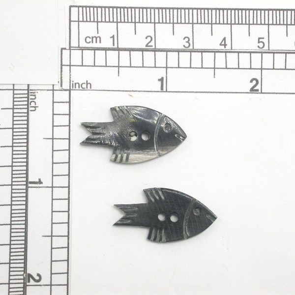 Fish Button - Etsy
