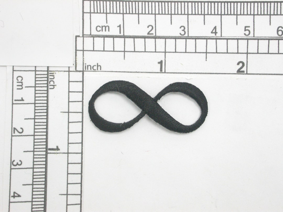 Infinity Symbol Iron on Patch Applique Measures 1 1/2" Across X 5/8 ...