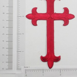 Embroidered Latin Cross Patch – Iron on Applique (4 3/4" X 2 7/8") - Etsy