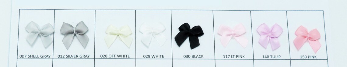 Mini Ribbon Bows Measure 5/8 16mm X 5/8 16mm - Etsy