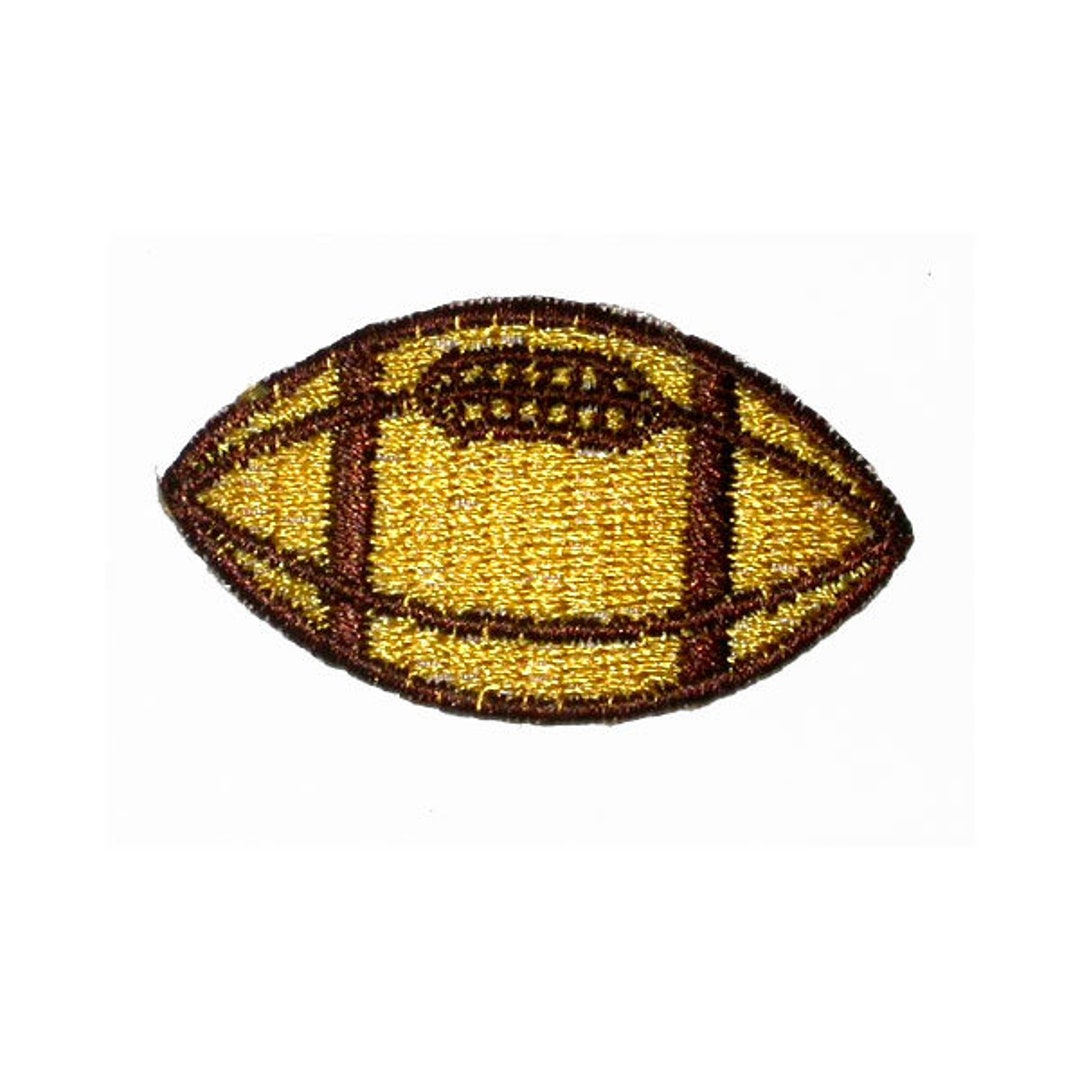 Iron on Football Patch Applique NFL, Sports Accessory 1 7/8" Across X 1 ...
