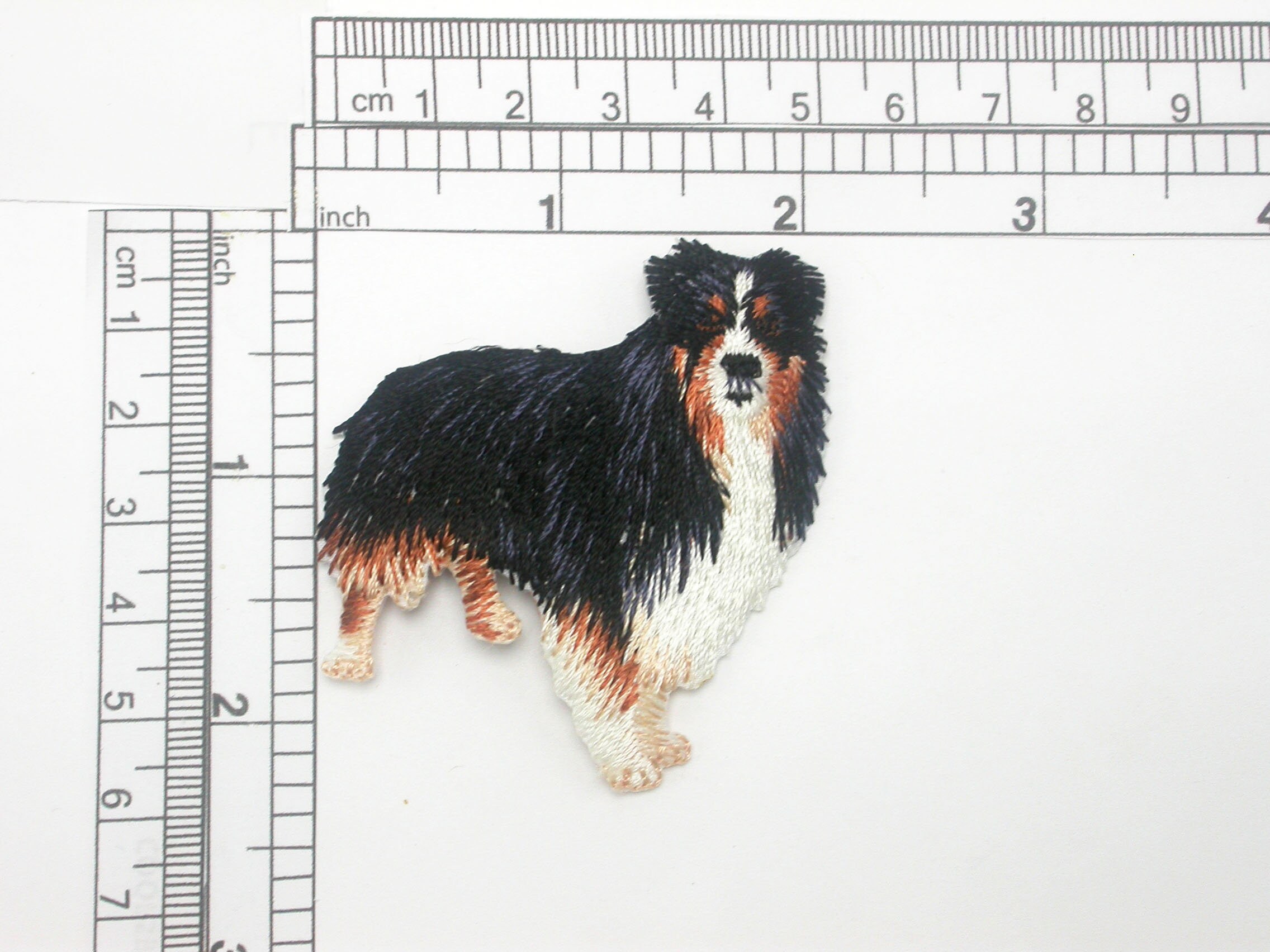 Australian Sheep Dog Patch Iron on Applique Fully Embroidered - Etsy