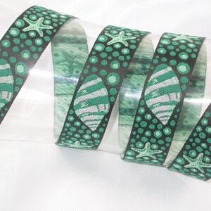 Jacquard Ribbon 1" (25mm) Exotic Sea Shells Colors 3 Yards & Up - Etsy