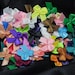 Mini Ribbon Roses With Leaf 3/8 10mm X 5/8 16mm Lots of Colors ...