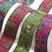 Jacquard Ribbon 1 5/16" (33MM) Hibiscus Choice of 4 Colors Polyester 3 ...