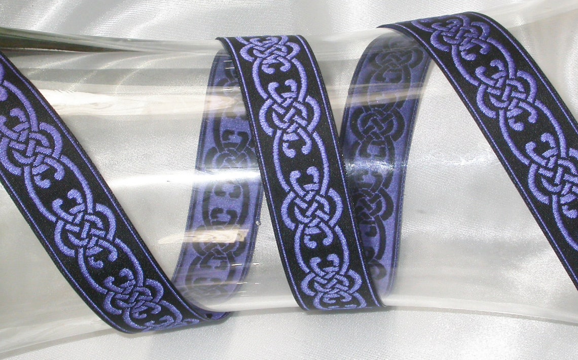Celtic Chain Ribbon 7/8 22MM Design 5 yards 8 | Etsy