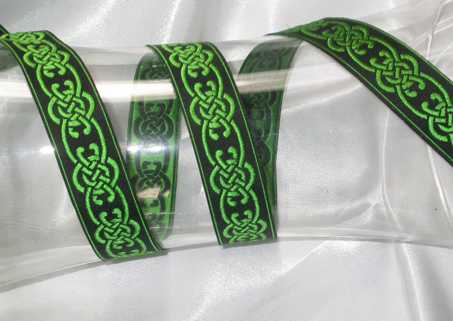 Celtic Chain Ribbon 7/8 22MM Design 5 yards 8 | Etsy