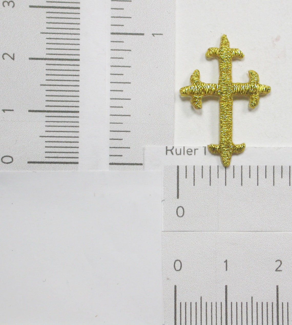 5 X Latin Cross 1 X 11/16 25mm X 17mm Iron on - Etsy