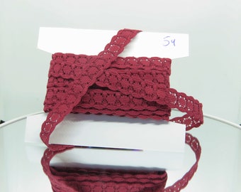 Red Lace Elastic - Etsy