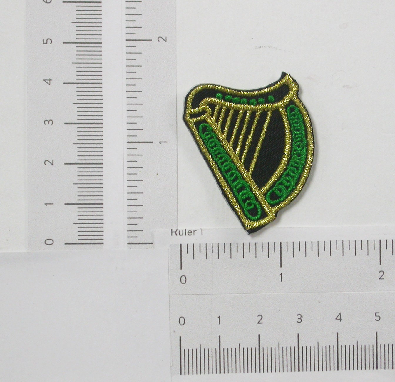 Irish Harp Embroidered Iron on Patch Applique Two Sizes - Etsy