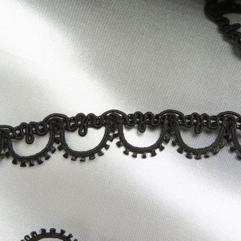 Black Satin Button - Etsy