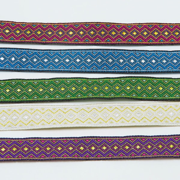 Mini Jacquard Ribbon - Etsy