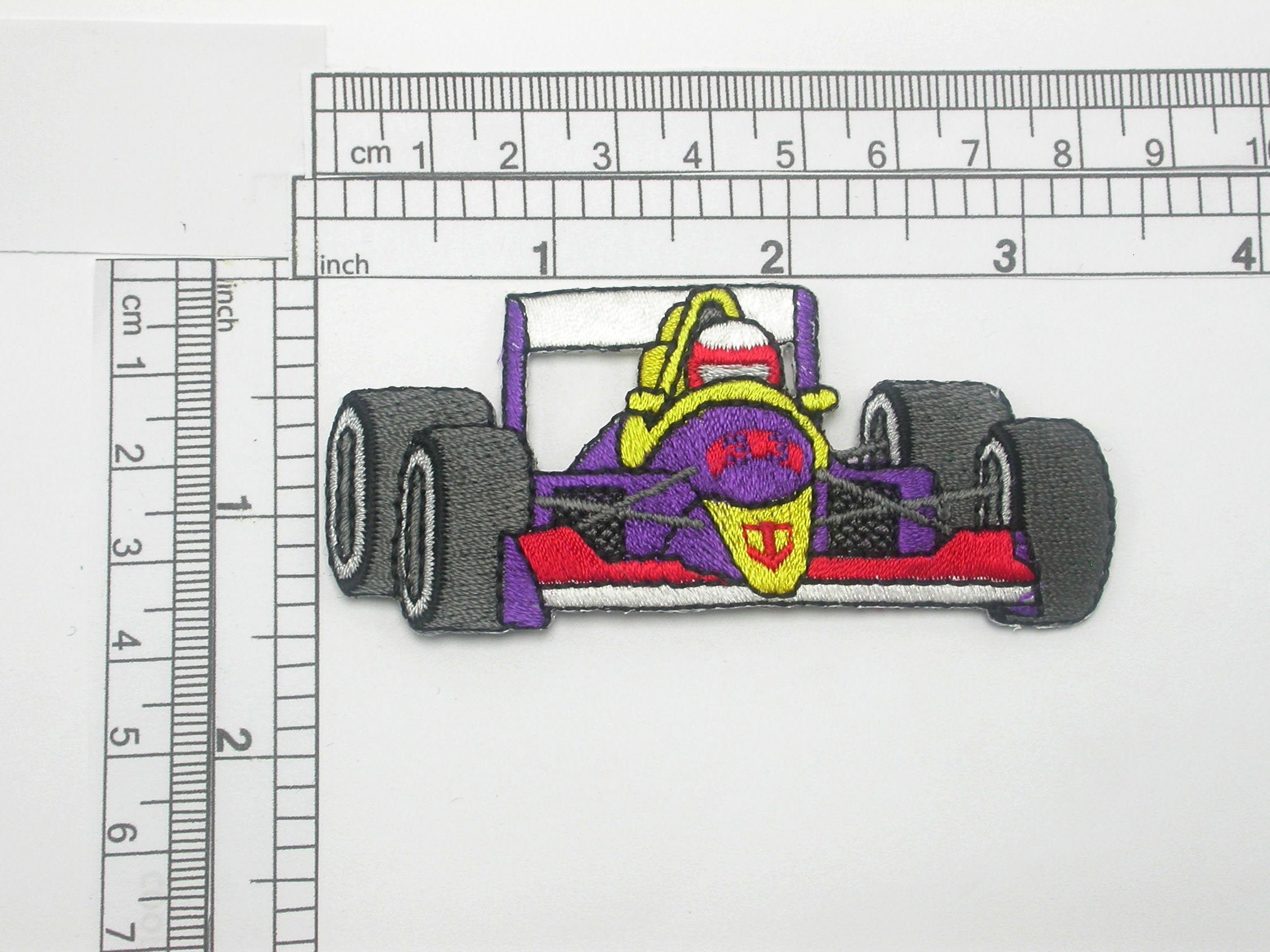 Race Car Patch Racing Car Formula 1 Iron on Patch Applique 3 1/4 - Etsy