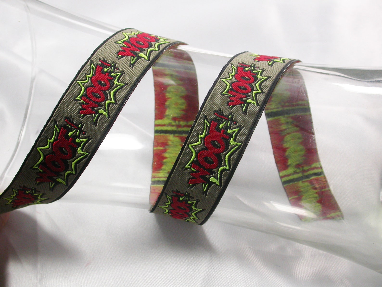 Jacquard Ribbon 15/16 24mm WOOF Cartoon Comic Design 3 | Etsy