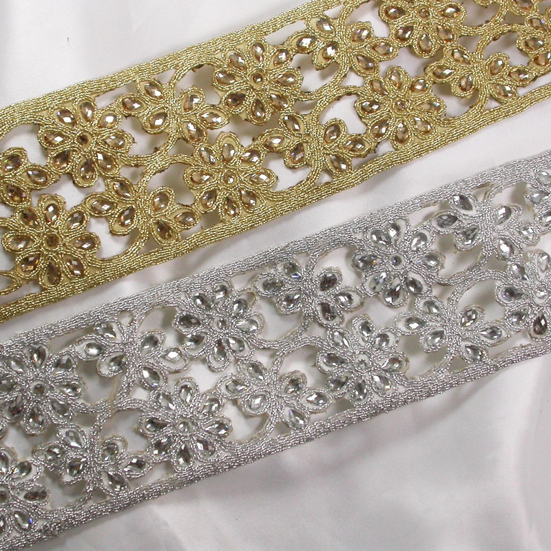 Beaded Ribbon Trim - Etsy