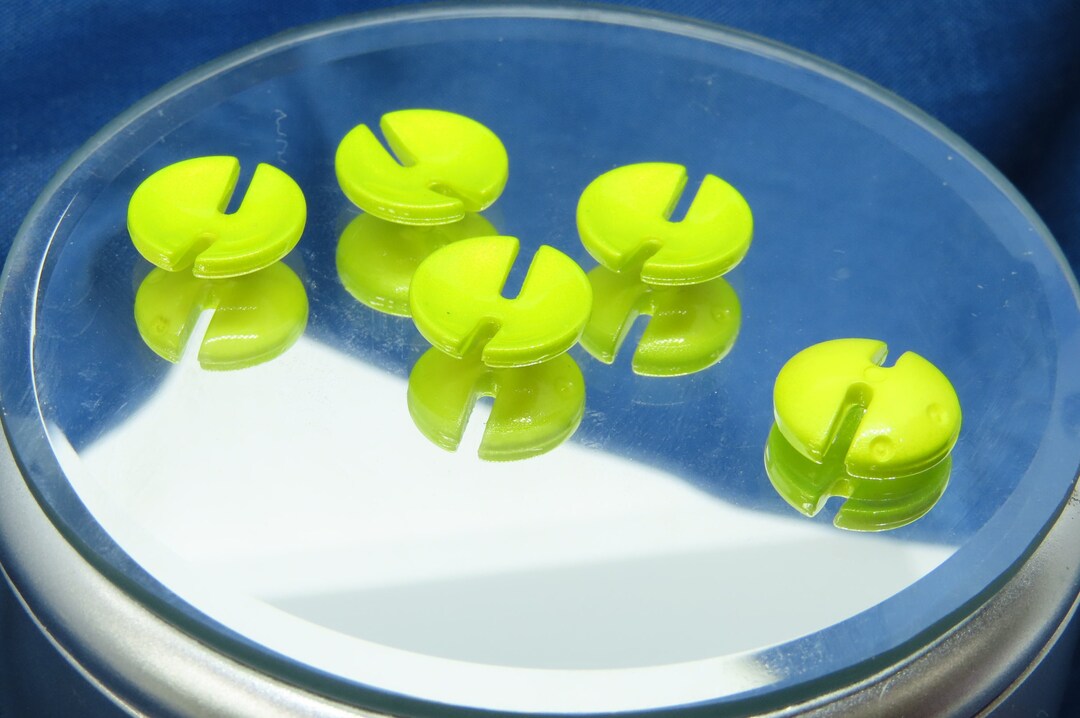 Buttons - 5 Lime Fizz Concave Designer Buttons 12.9mm Modern - Etsy