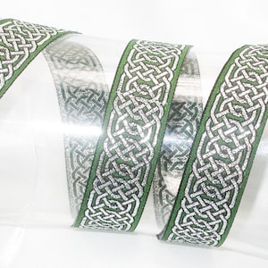 Jacquard Ribbon 1" (25MM) Metallic Hex Celtic Lots of Colors - Etsy