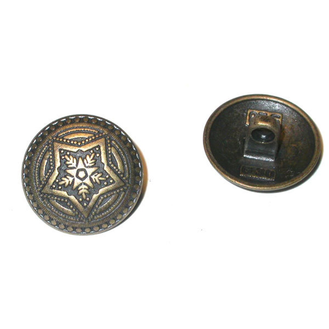 Dill Button 1 1/4 or 13/16 Metal Shank Antique - Etsy