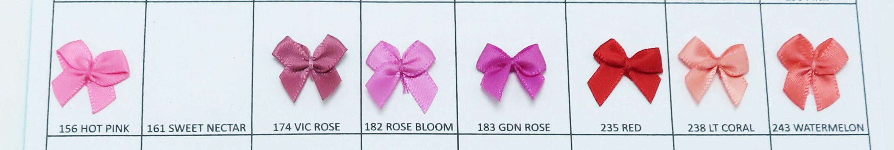 Mini Ribbon Bows Measure 5/8 16mm X 5/8 16mm - Etsy