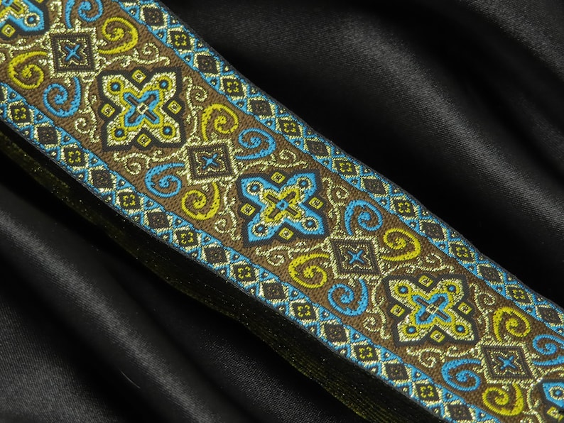 Renaissance Jacquard Ribbon 1 1/2 38mm Priced per Yard - Etsy