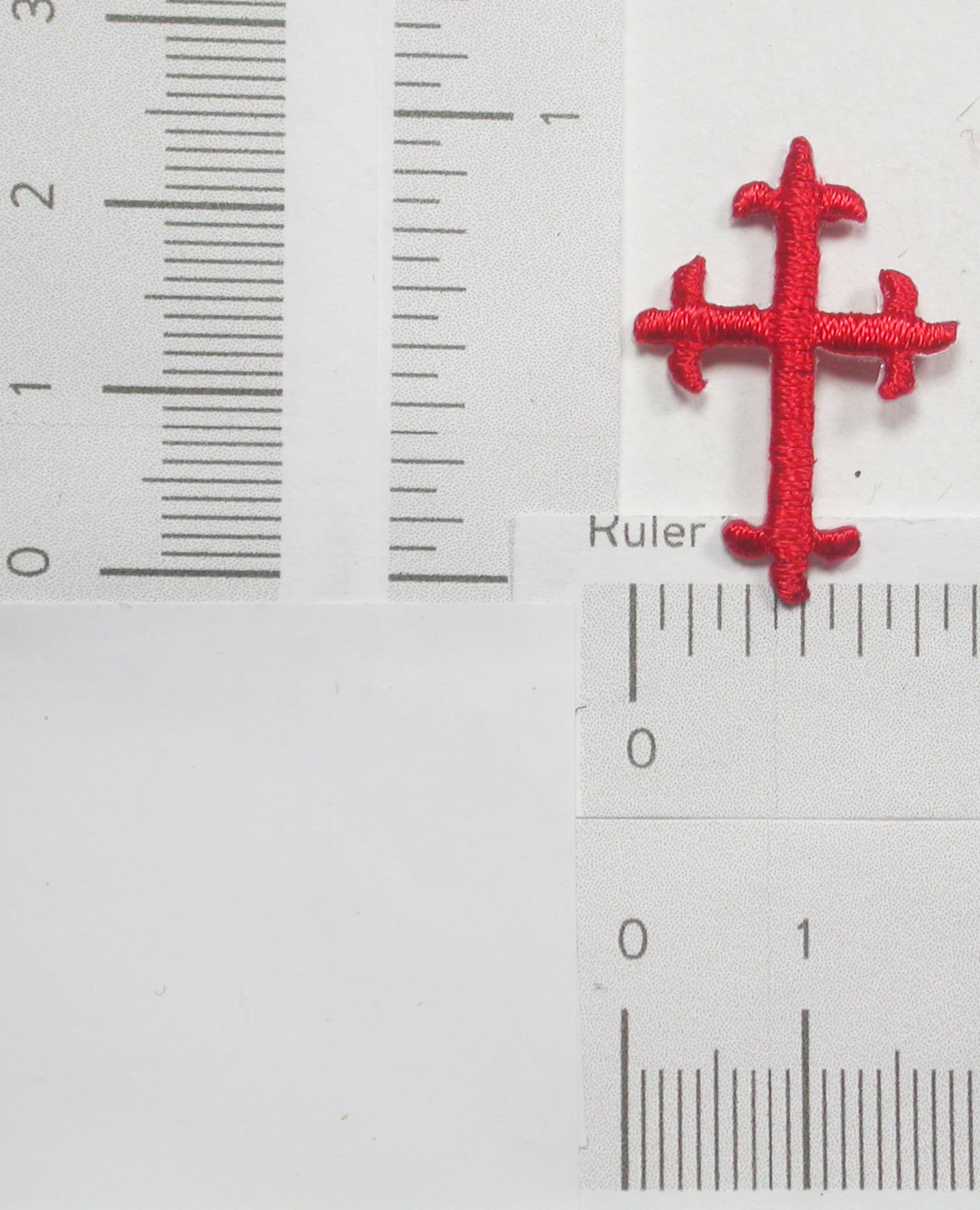 5 X Latin Cross 1 X 11/16 25mm X 17mm Iron on - Etsy