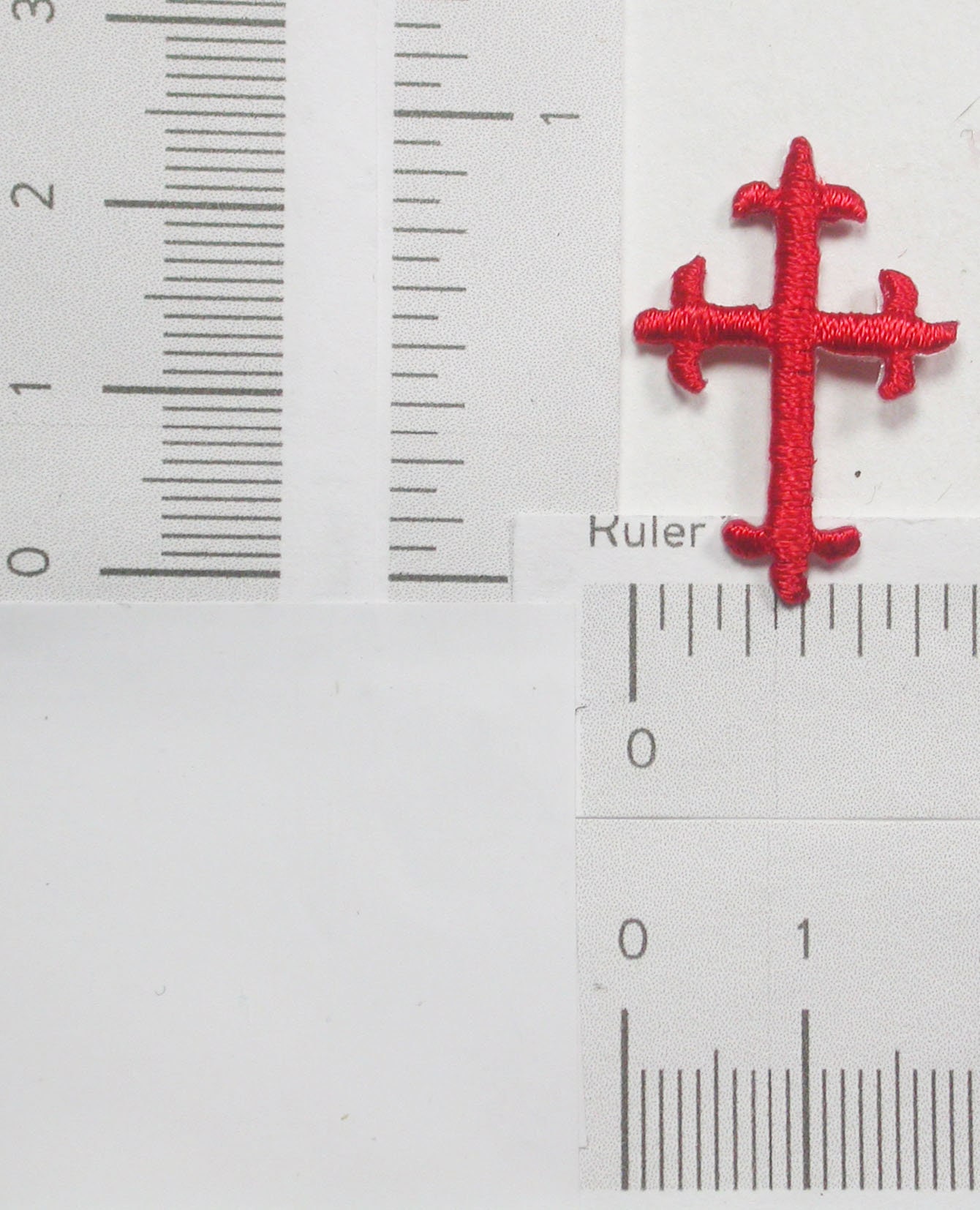 5 X Latin Cross 1" X 11/16" (25mm X 17mm) Iron on Patch Applique - - Etsy