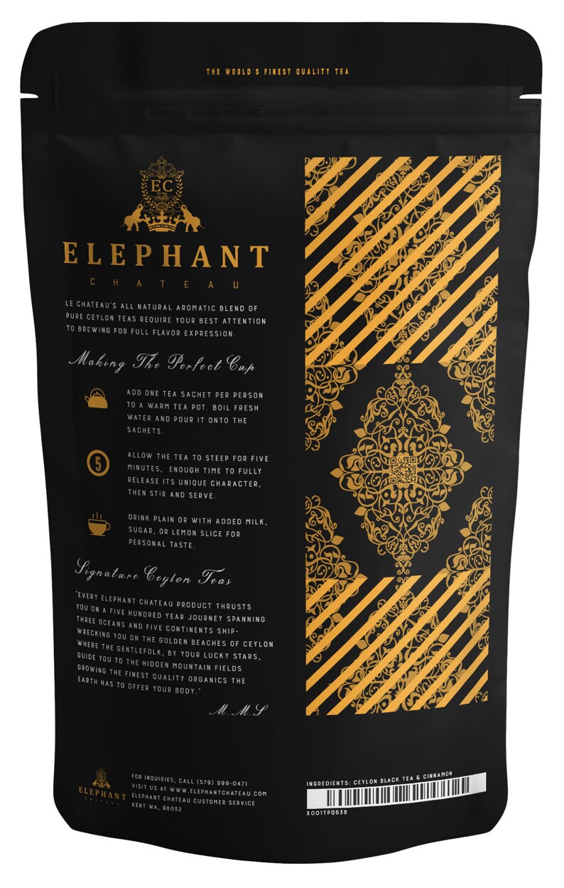 Ceylon Black Tea | Delicious Iced Tea & Hot Tea | 100 Cups | Aromatic ...