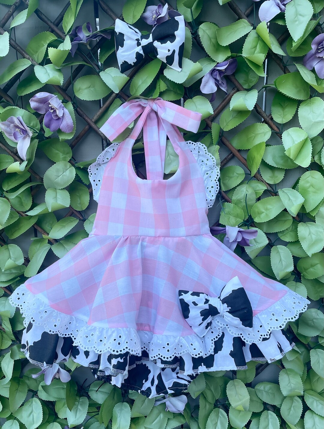 Farm Outfit. Cow Girl Outfit. Toddler Dress. Baby Dress. - Etsy