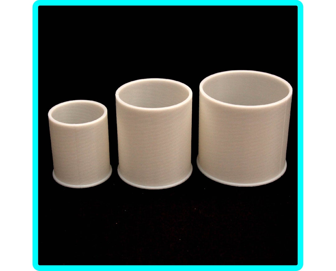 Bottomless Open Cups Set of 3 Floating Acrylic Pour Split Cups - Etsy