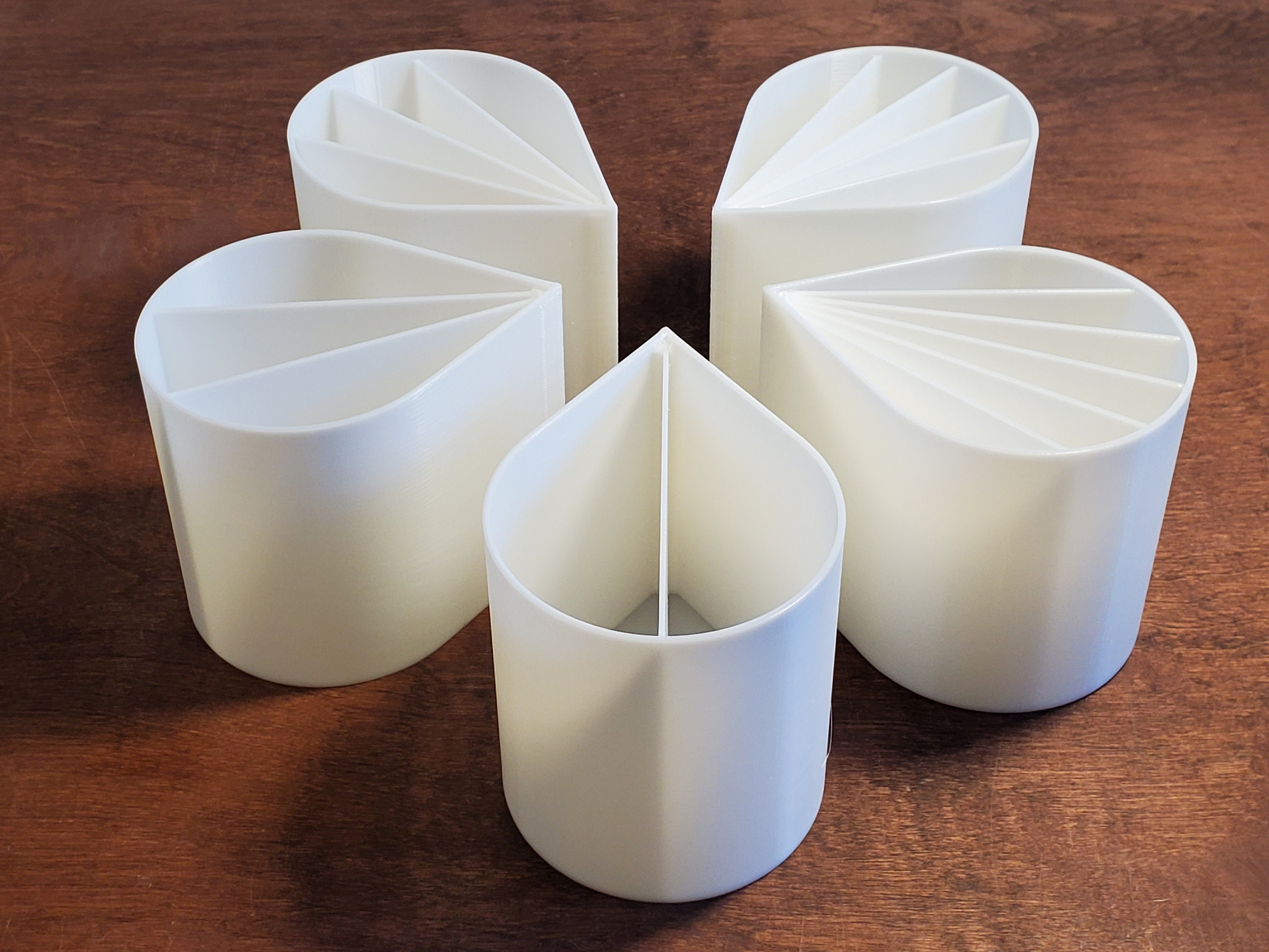 Split Cup Set of 5 Bundle - 4oz / 6oz / 12oz / 18oz Acrylic Pour Set - Etsy