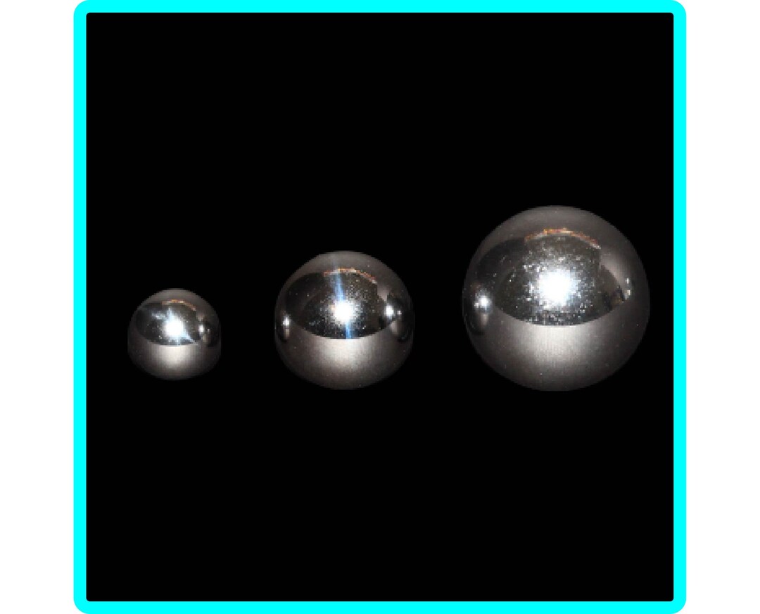 Chrome Steel Marbles Set of 3 - Etsy