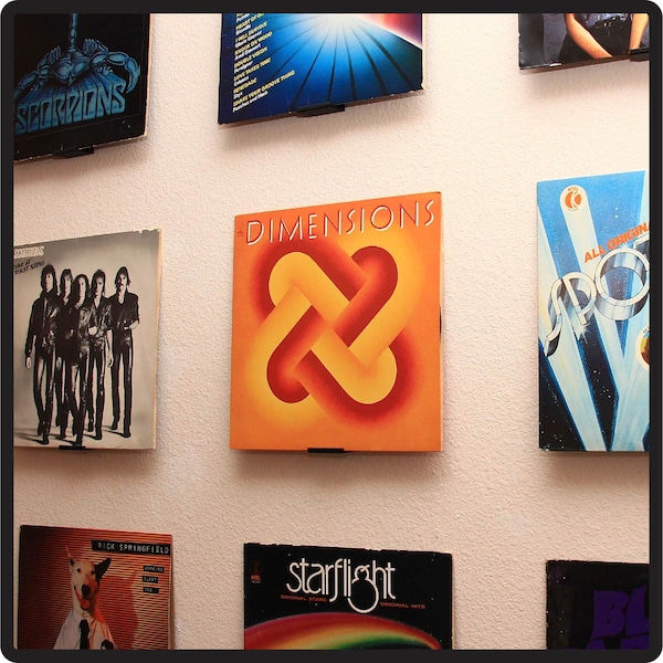 Vinyl Record Display - Etsy