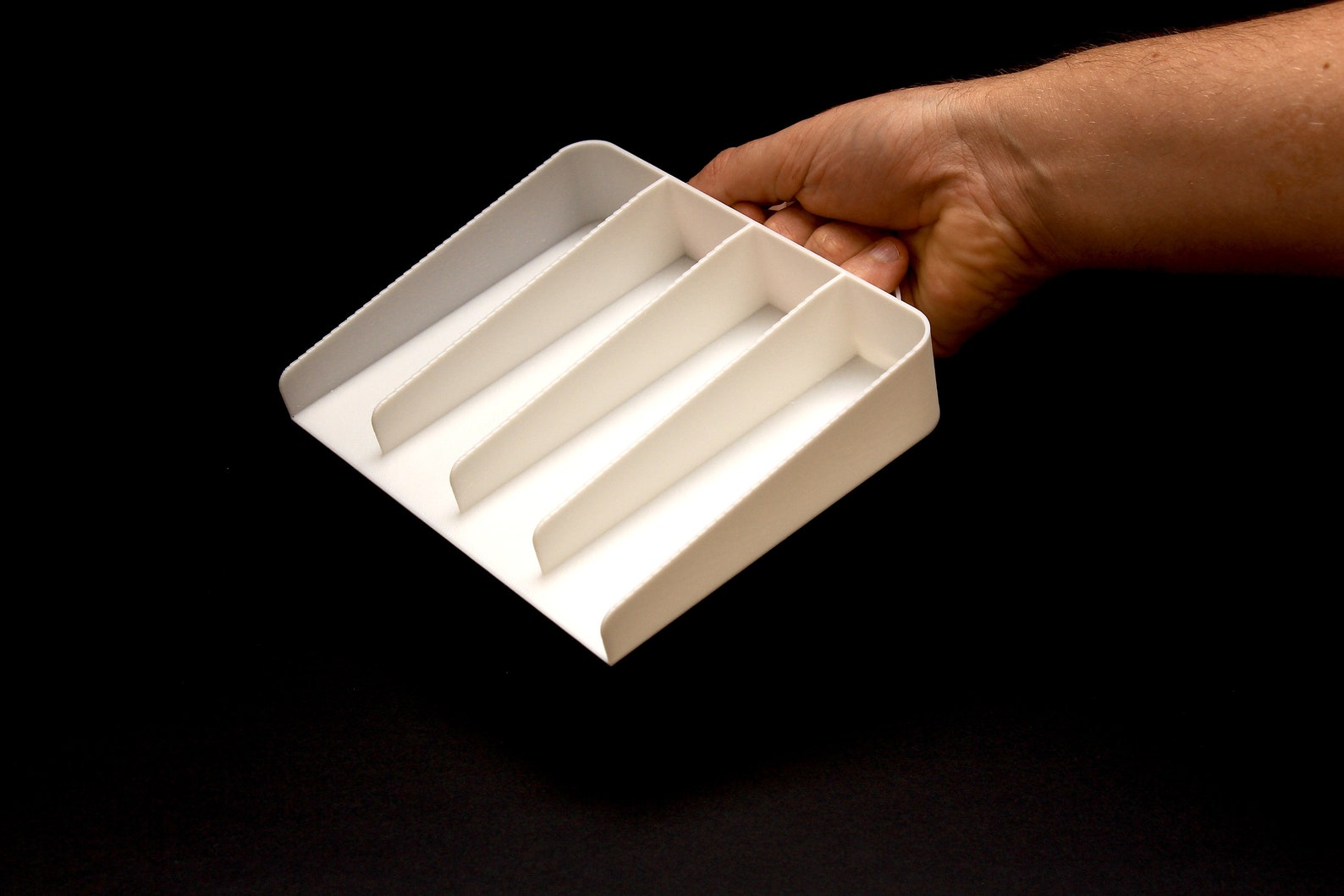 Split Dustpan for Acrylic Pouring With Compartments / Slots - Etsy