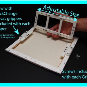 MOTORIZED Canvas Spinner With Adjustable Magnetic Canvas Gripper Lazy ...