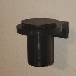 Lightsaber Hilt Wall Mount With Retaining 1" Blade Plug - Vertical - Etsy