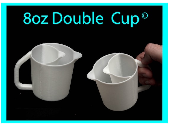8oz Double Pour Cup With Easy Grip Handle© and No-drip Spout© | Etsy
