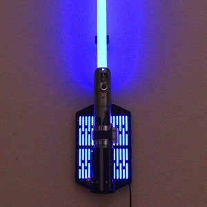LED Lightsaber Wall Mount | Multicolor | Vertical | Fits All ...