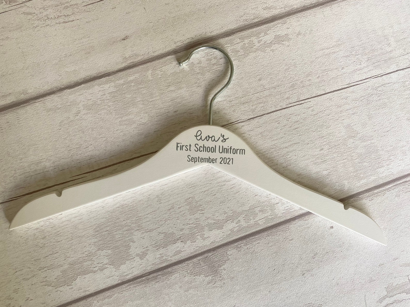 Personalised Uniform Hanger New School Childrens Uniform - Etsy