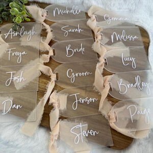 Wedding Table Place Names, Personalised Wedding Decor - Etsy