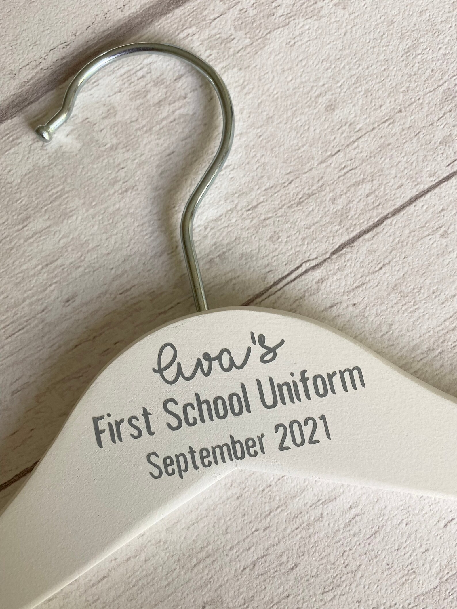 Personalised Uniform Hanger New School Childrens Uniform - Etsy