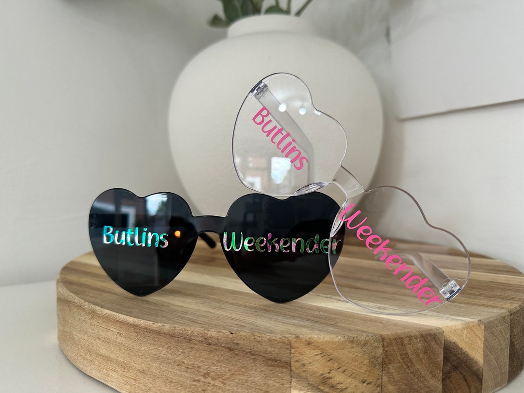 Party Glasses Hen Weekend Stag Butlins Festival Big Weekenders Rave ...