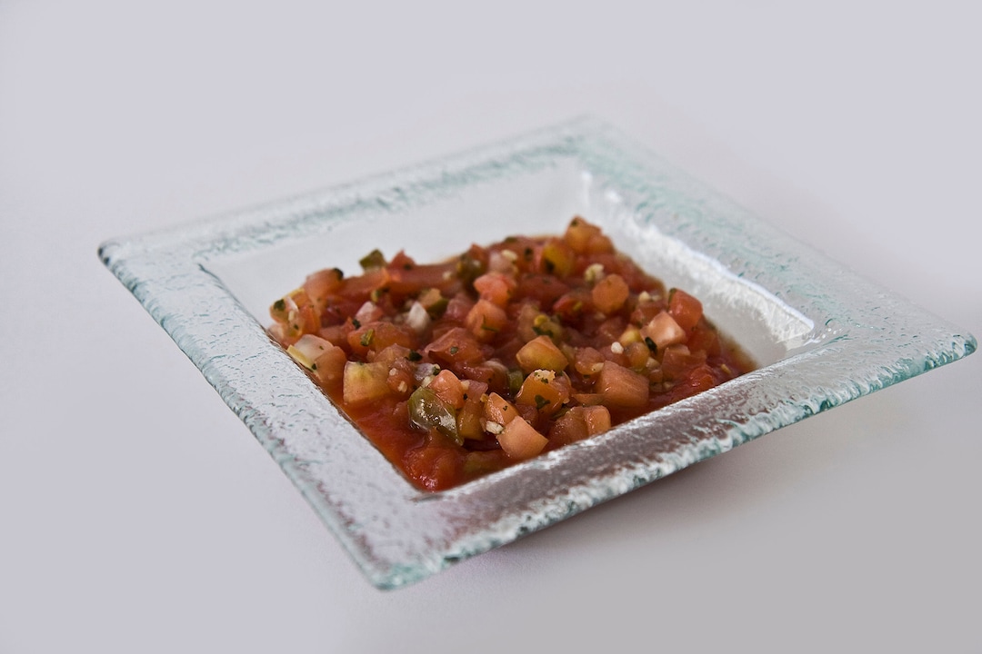 6" Square Salsa Dish, Deep Rimmed Clear Textured Glass Salsa Bowl ...