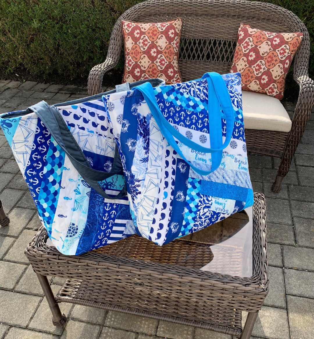 Extra Large Beach Tote - Etsy