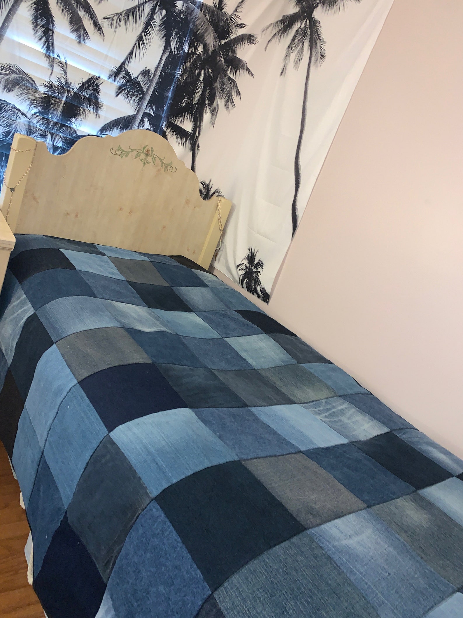 Up-cycled Denim Quilt Made From Recycled Jeans Every One | Etsy Canada