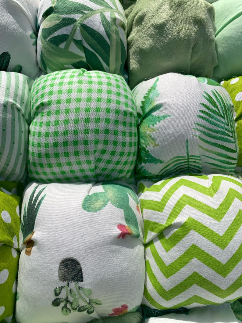 So Fresh and so Green Baby Puff Quilt - Etsy