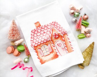Gingerbread Tea Towel - Etsy