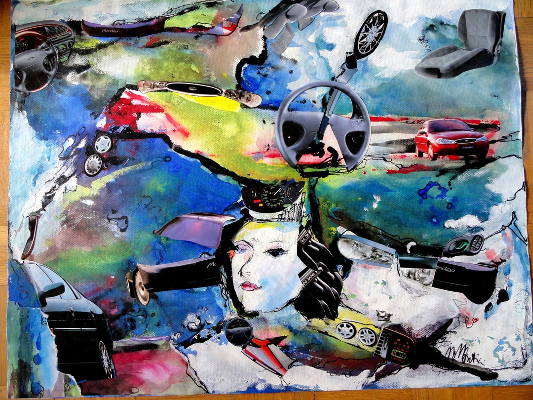 Collage " Car " - Etsy