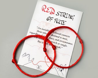 Red String of Fate | Etsy