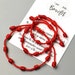 7 Knots Spanish Red Protection Bracelet Family Original Genuine ...